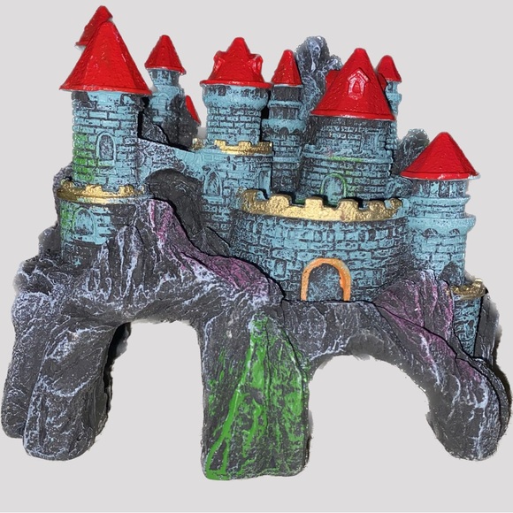Fish | Castle Decoration For Fish Tanksaquariums 6 Inches Tall 7 Inches ...